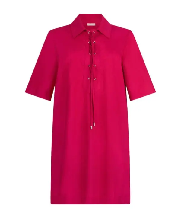 Liu Jo Lace-collar Cotton Mini Dress