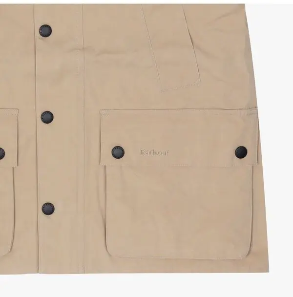 Barbour Bedale Corduroy-collar Long-sleeved Shirt Jacket