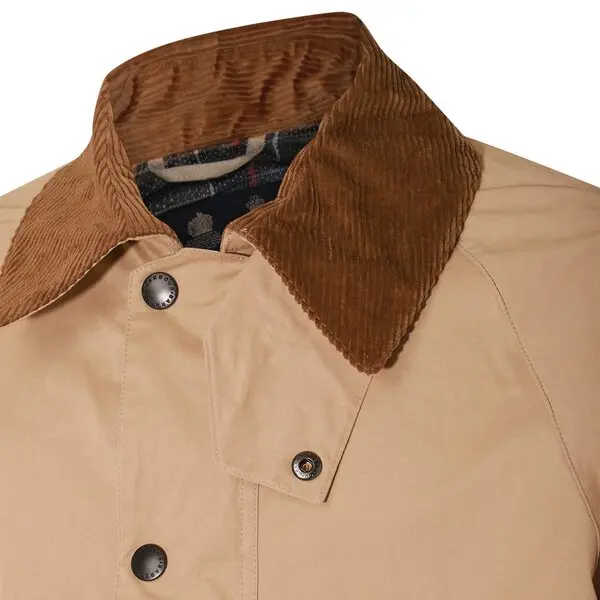 Barbour Bedale Corduroy-collar Long-sleeved Shirt Jacket