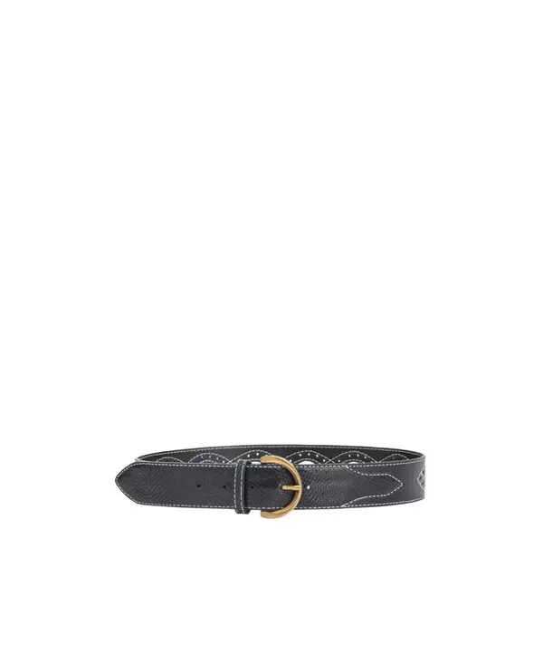 Pinko Cut-out Detailed Buckled Belt