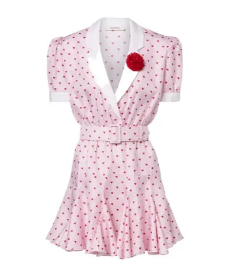 RODARTE Printed Silk Twill Minidress