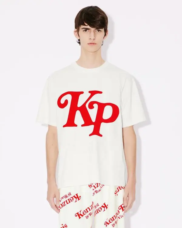 Kenzo Logo Printed Crewneck T-shirt