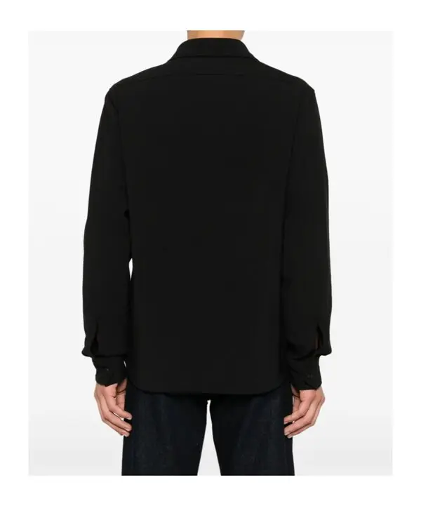 Aspesi Flannel Curved Hem Shirt Jacket