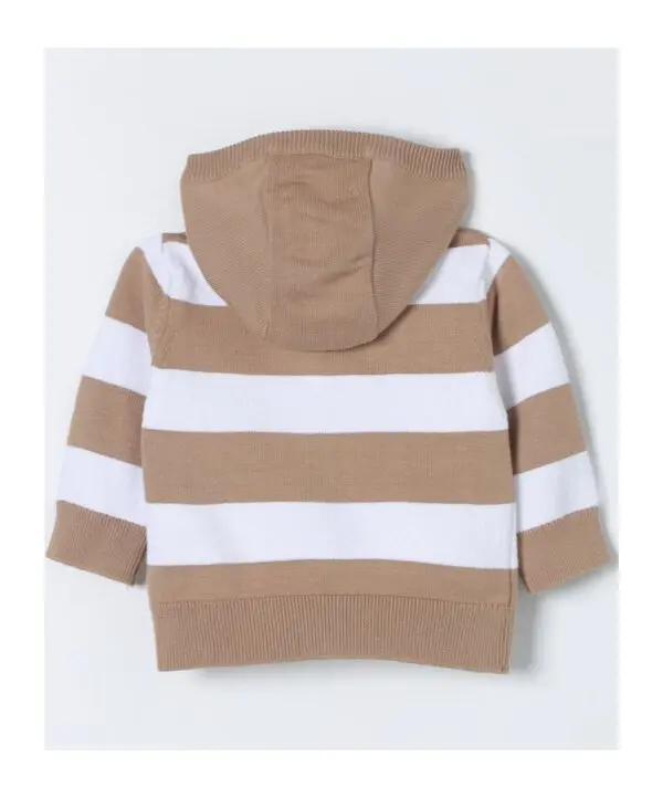 Hugo Boss Striped Knit Hoodie