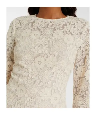 Veronica Beard Teresia Embroidered Lace Minidress