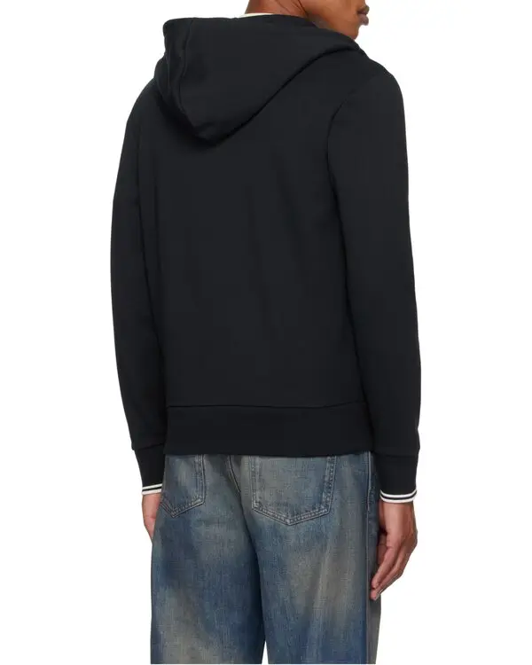 Fred Perry Logo-embroidered Zipped Hoodie