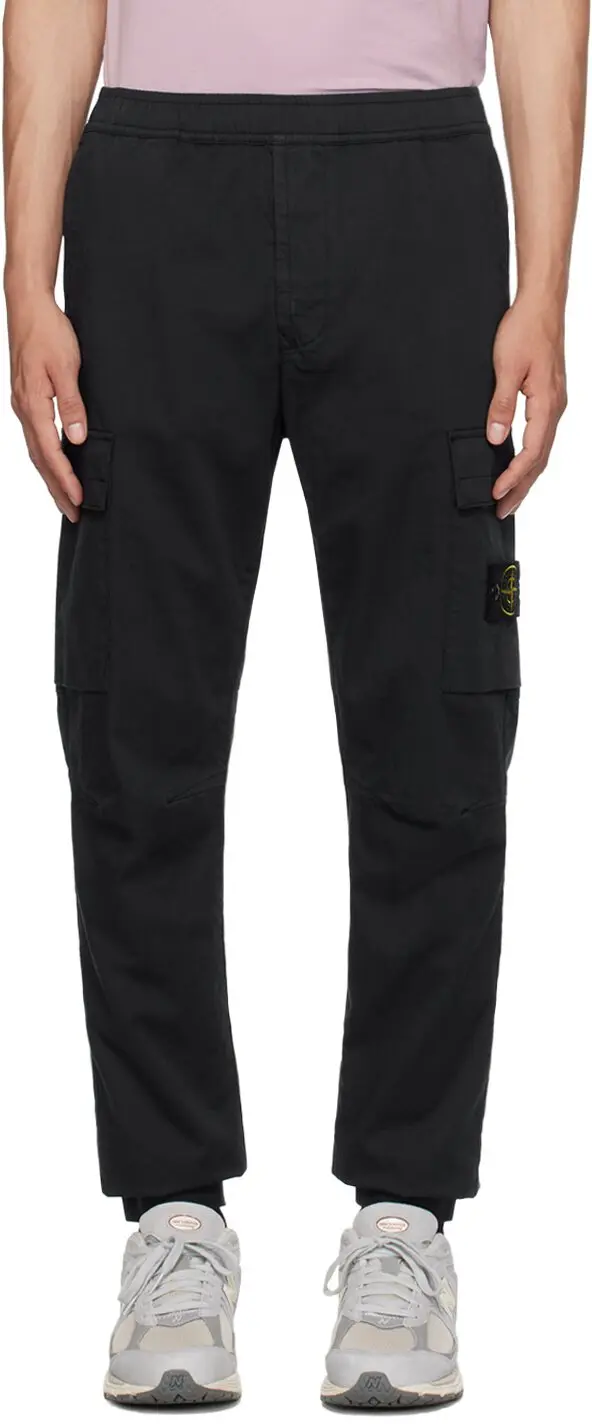 Stone Island Logo Casual Pants