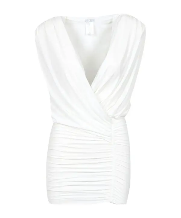 AMAZUIN Flowing V-neck Dress
