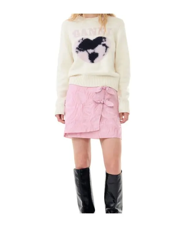 GANNI Sweater With Logo