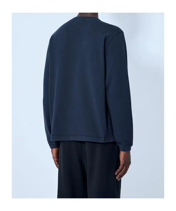 Stone Island Crewneck Sweatshirt With Sleeve Logo Patch