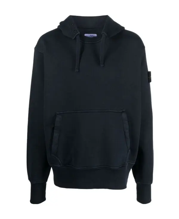 Stone Island Compass Patch Drawstring Hoodie