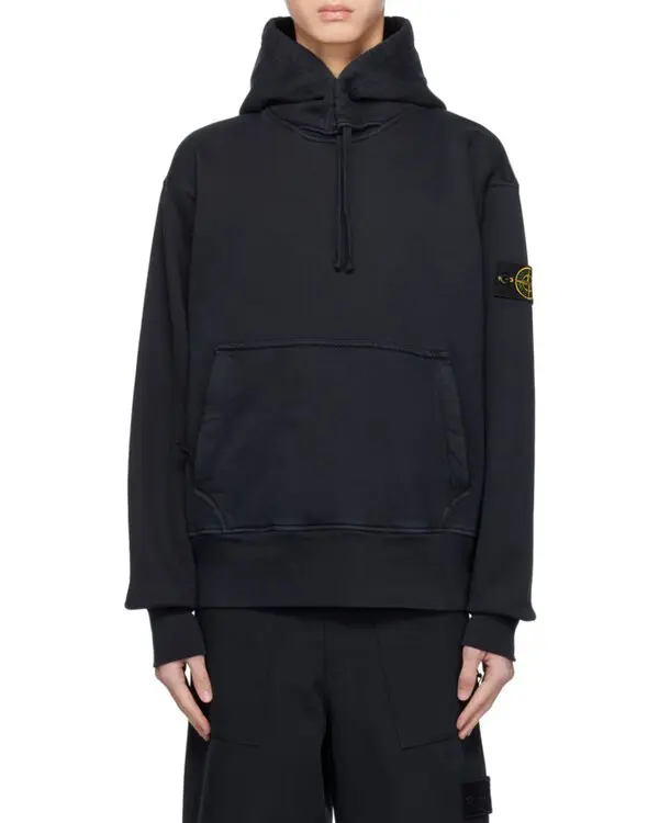 Stone Island Compass Patch Drawstring Hoodie