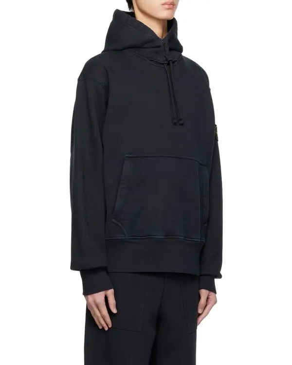 Stone Island Compass Patch Drawstring Hoodie