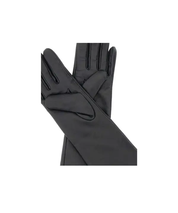 GIANNI CHIARINI Logo-rivet Leather Gloves