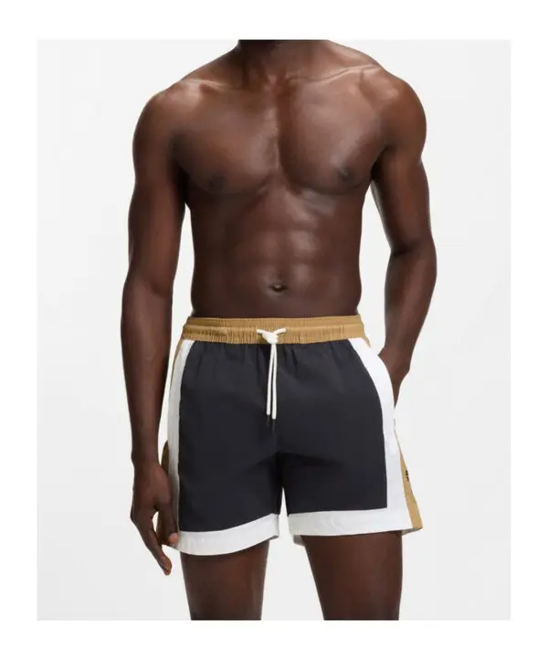 Hugo Boss Logo-printed Swim Shorts