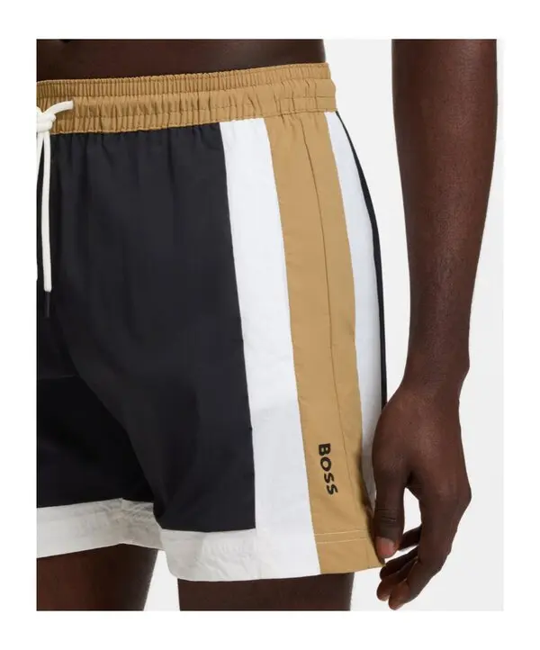Hugo Boss Logo-printed Swim Shorts
