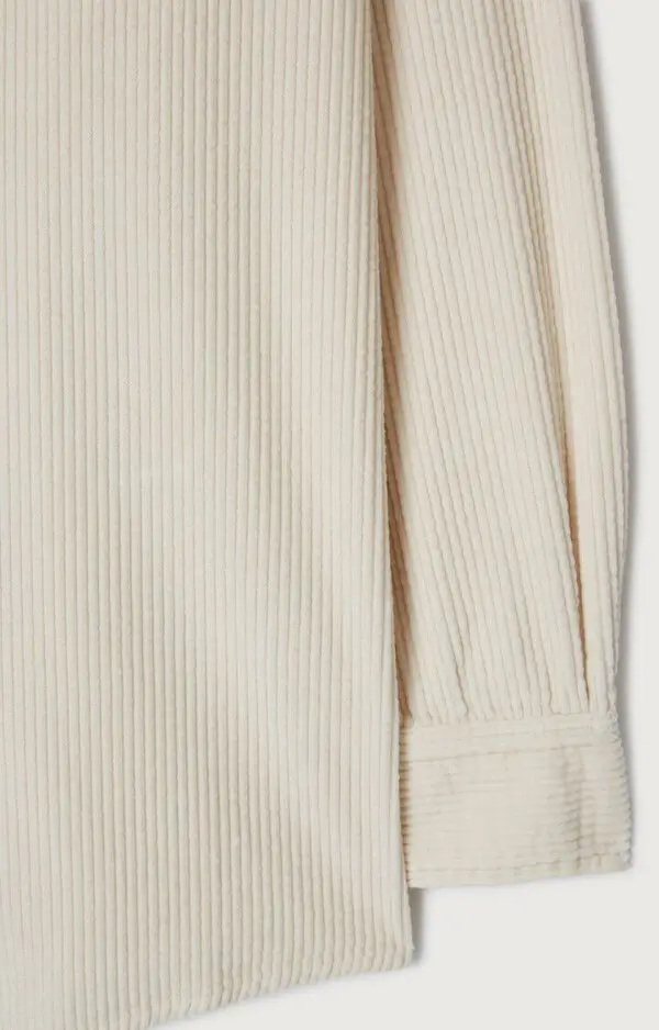 American Vintage Corduroy Shirt - White