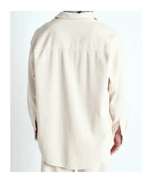 American Vintage Corduroy Shirt - White