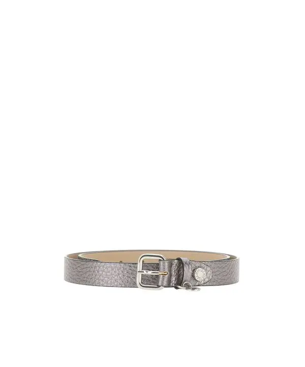 GIANNI CHIARINI Leather Belt With Charm