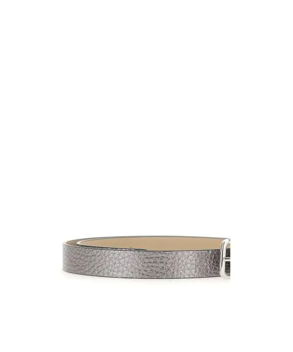 GIANNI CHIARINI Leather Belt With Charm