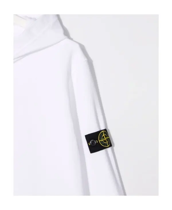 Stone Island Logo-patch Sleeve Hoodie