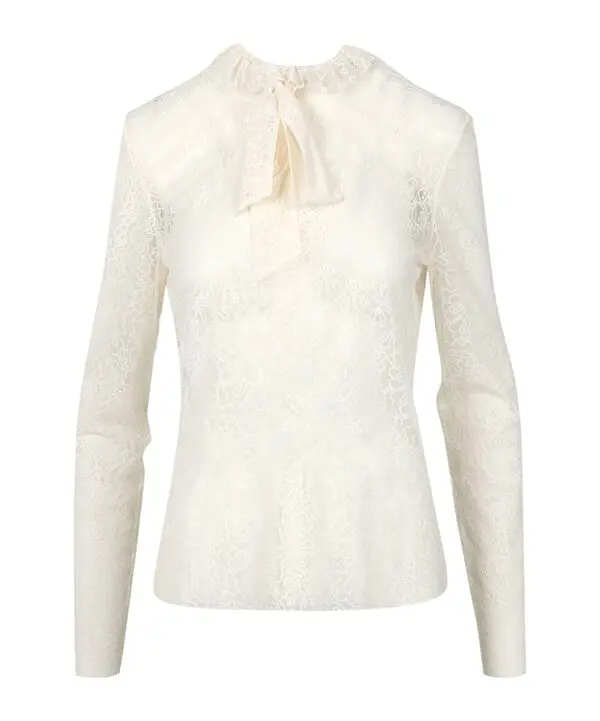 Philosophy Di Lorenzo Serafini Bow Knot Embroidered Blouse