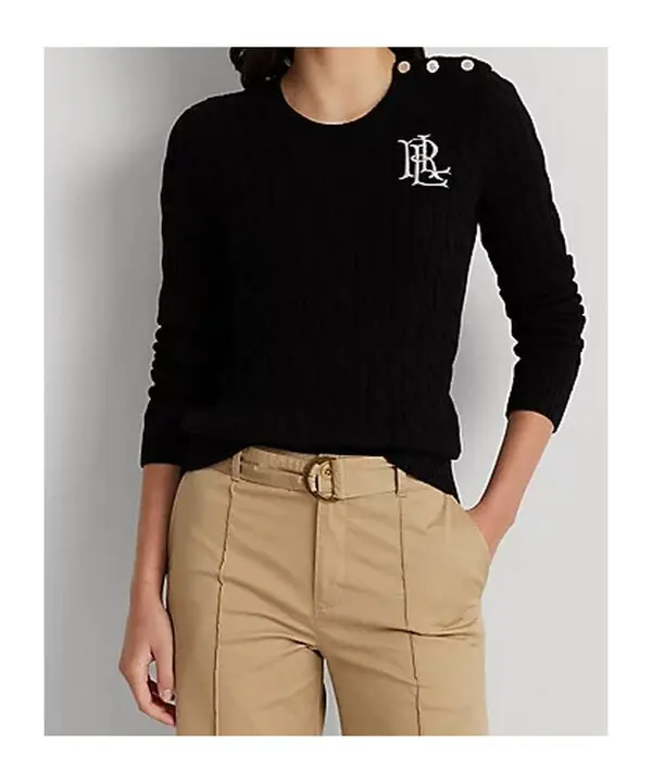 Ralph Lauren Logo Embroidered Knitted Jumper