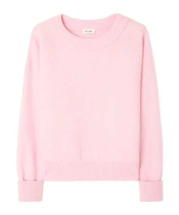 American Vintage Ribbed Sweater - Pink