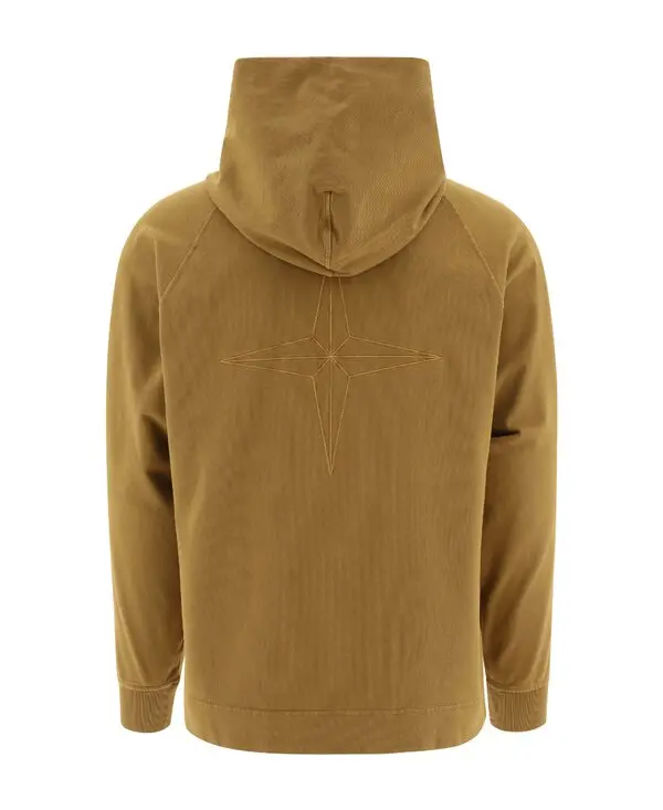 Stone Island Logo-print Cotton Hoodie