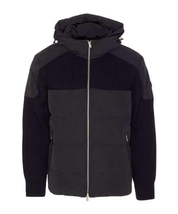 Moose Knuckles Ribbed-panel Quilted Padded Jacket
