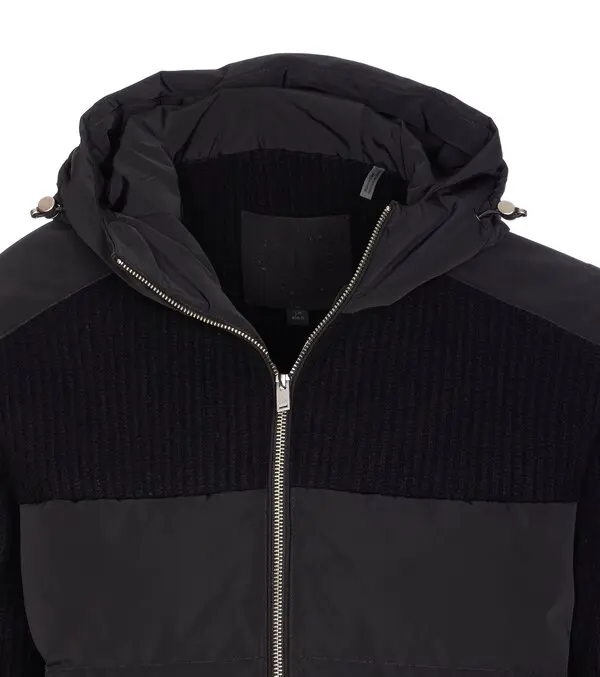 Moose Knuckles Ribbed-panel Quilted Padded Jacket