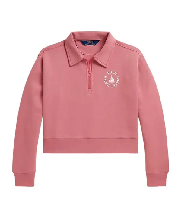 Polo Ralph Lauren Logo-print Quarter-zip Sweater