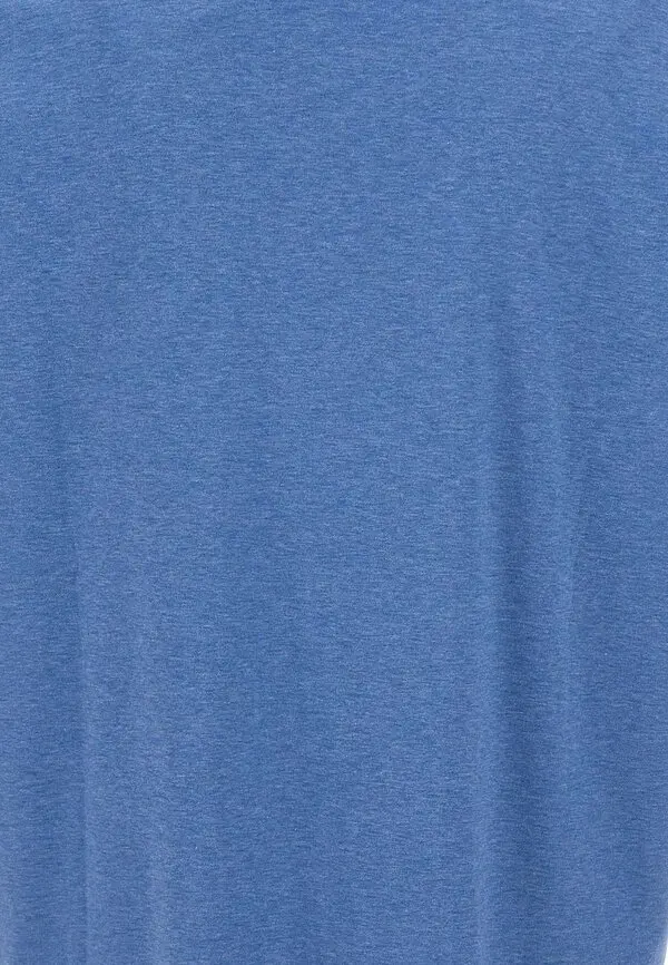 Polo Ralph Lauren Logo Embroidered Short-sleeved Polo Shirt - Blue