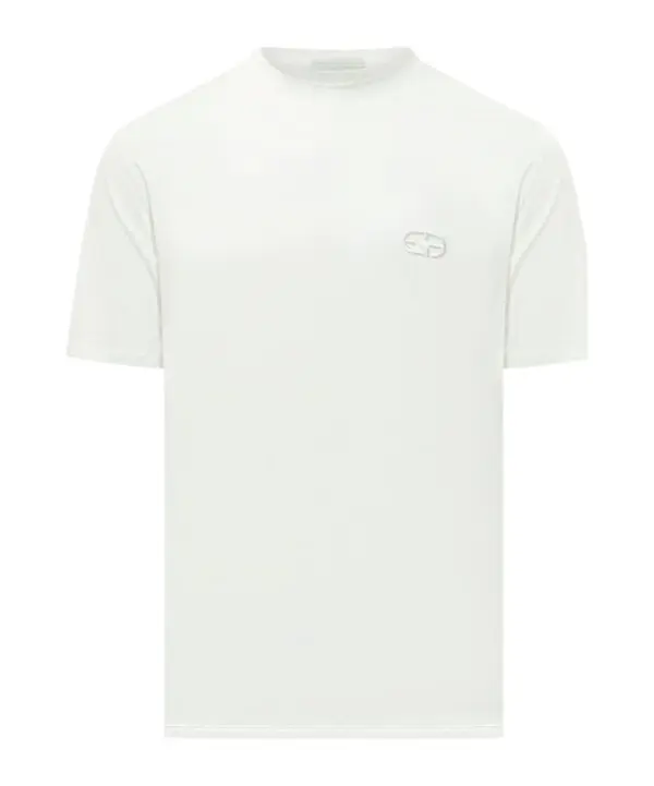Emporio Armani Logo Crew-neck T-shirt - White