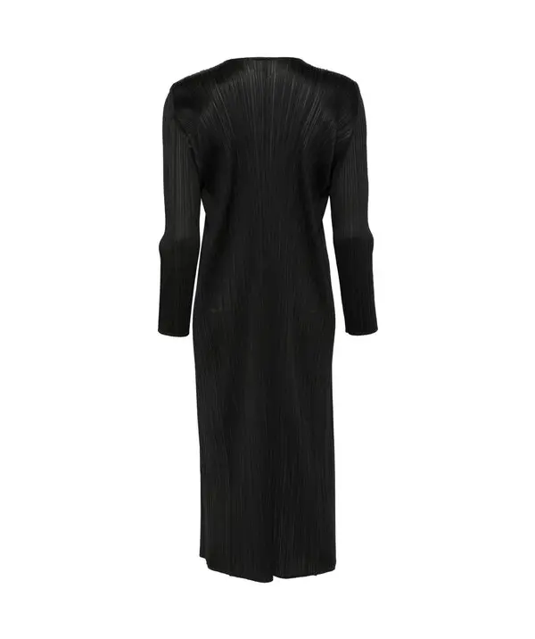 PLEATS PLEASE BY ISSEY MIYAKE Plissé-effect Draped Lapels Coat