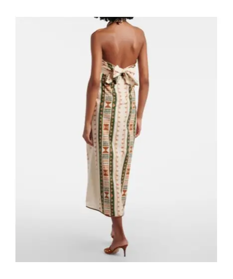 Johanna Ortiz Centro Del Cielo" Printed Cotton Midi Dress