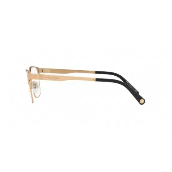BVLGARI Rose Gold Plated Rectangular Eyeglasses