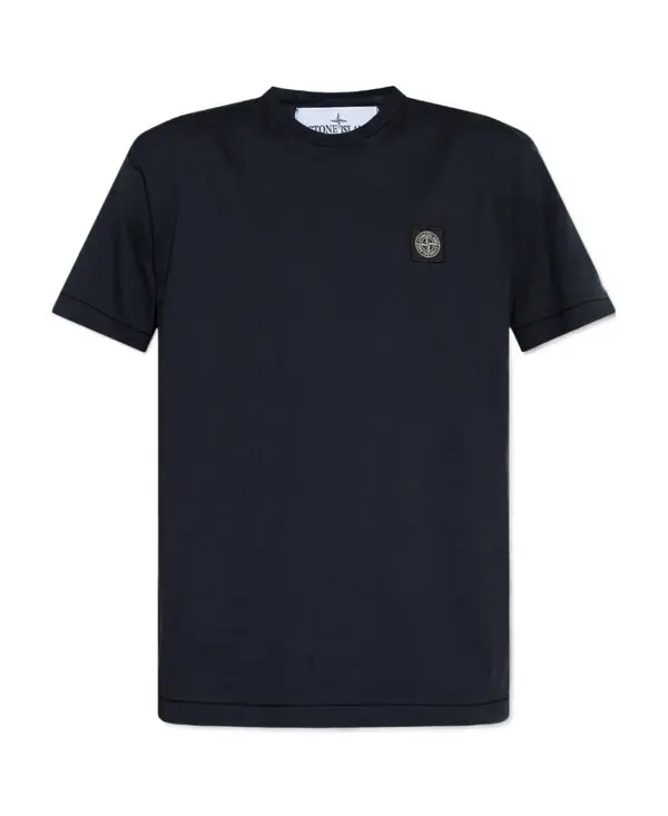 Stone Island Logo Patch Crewneck T-shirt