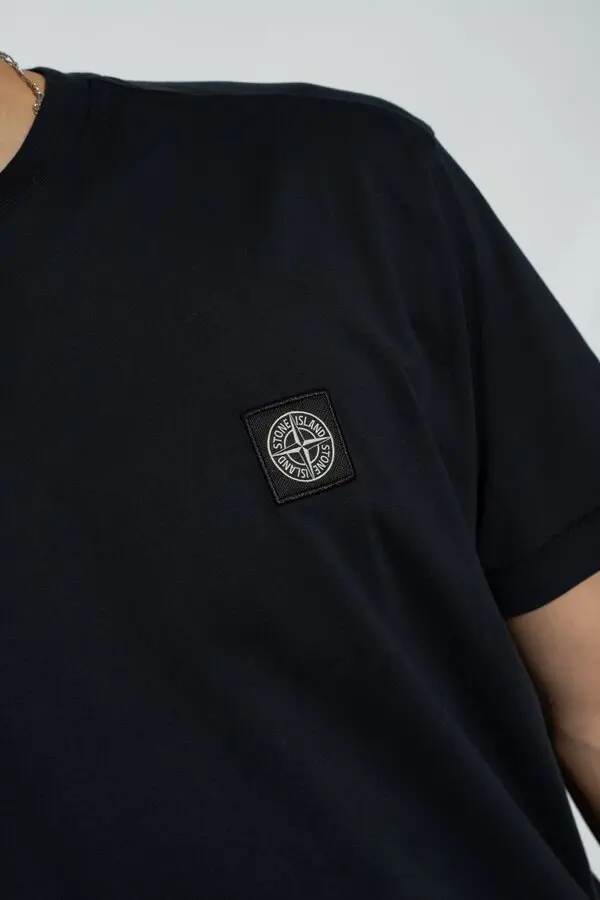 Stone Island Logo Patch Crewneck T-shirt