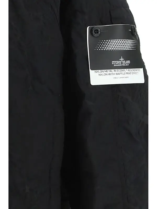 Stone Island Crinkle-finish Hooded Jacket