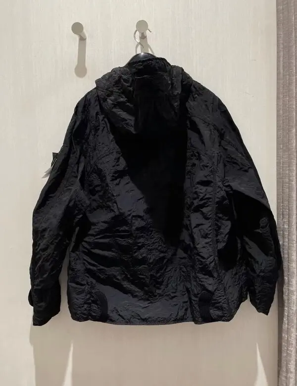 Stone Island Crinkle-finish Hooded Jacket