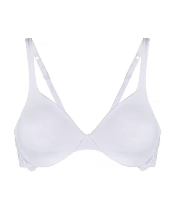 La Perla Souplè Lace-trimmed Push-up Bra - White