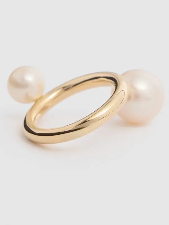 Sophie Bille Brahe La Grace Ring With Freshwater Pearls