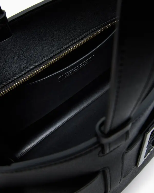 Armani Exchange Belted Logo Tote Bag