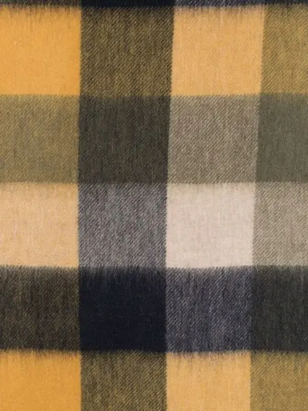 Barbour Checkered Fringed Scarf