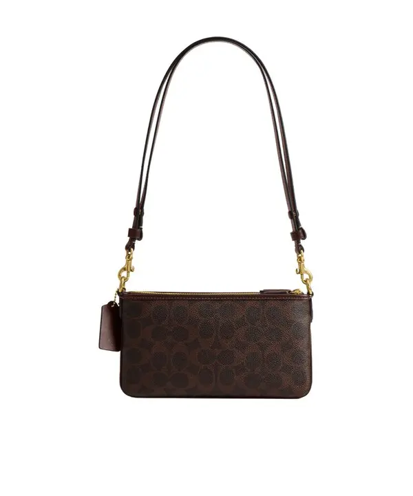 COACH Audrey Crossbody Bag In Signature Canvas - Brass/maple
