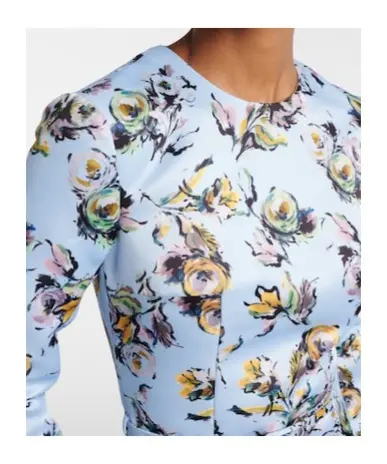 EMILIA WICKSTEAD Capucine Floral Midi Dress - Blue