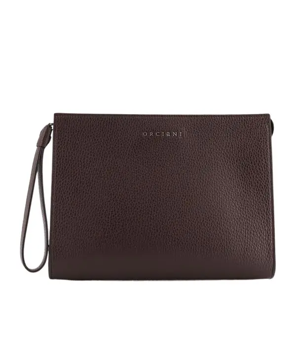 ORTIGNI Ebony Zip Wristlet Bag