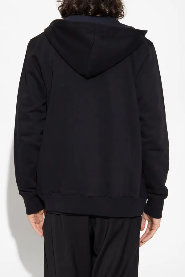Paul Smith Zebra Patch Zipped Drawstring Hoodie