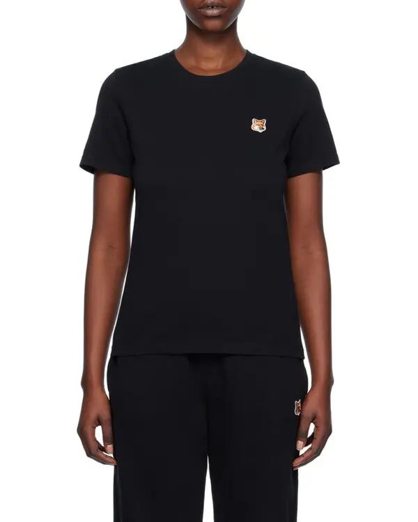 Maison Kitsuné Fox Head Patch Crewneck T-shirt